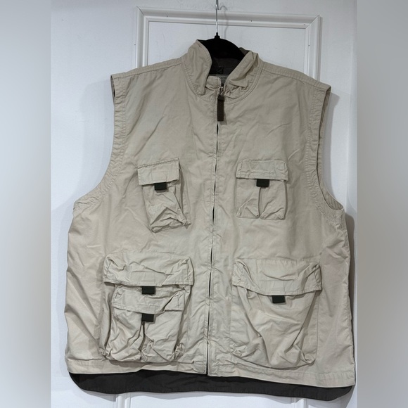 Bugle Boy | Jackets & Coats | Bugle Boy Tan Utility Vest With ...